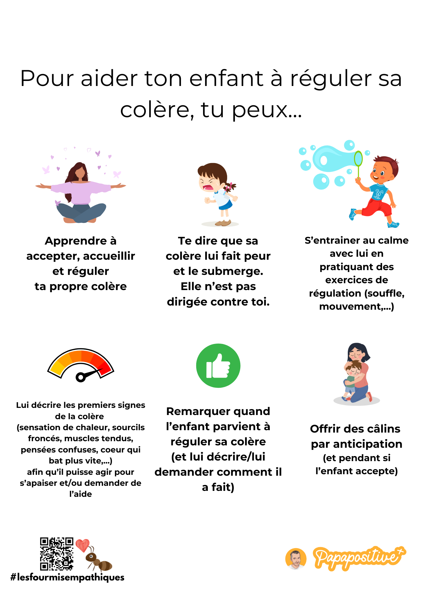 Les affiches – Droit des enfants – Les fourmis empathiques